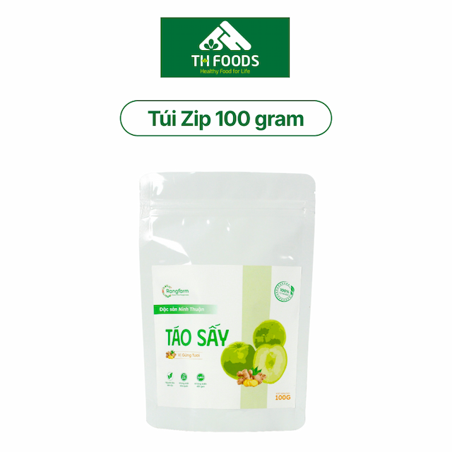 Táo sấy vị gừng T&H Food - Bịch 100g - Online Store 247